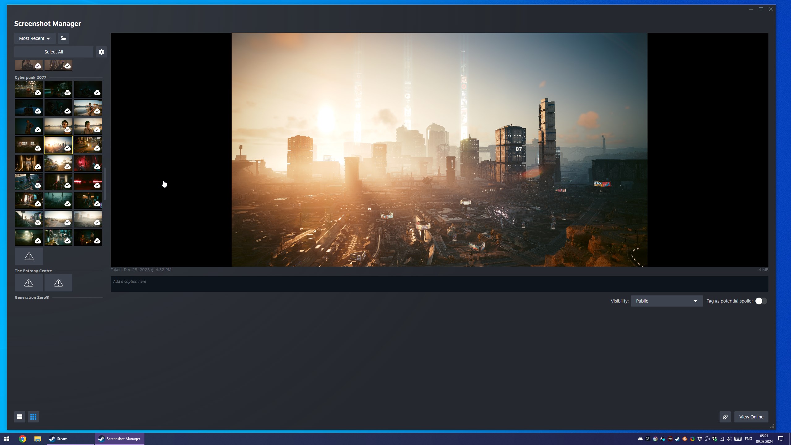 Screenshot Manager still needs a lot of work :: Suggestions / Ideas