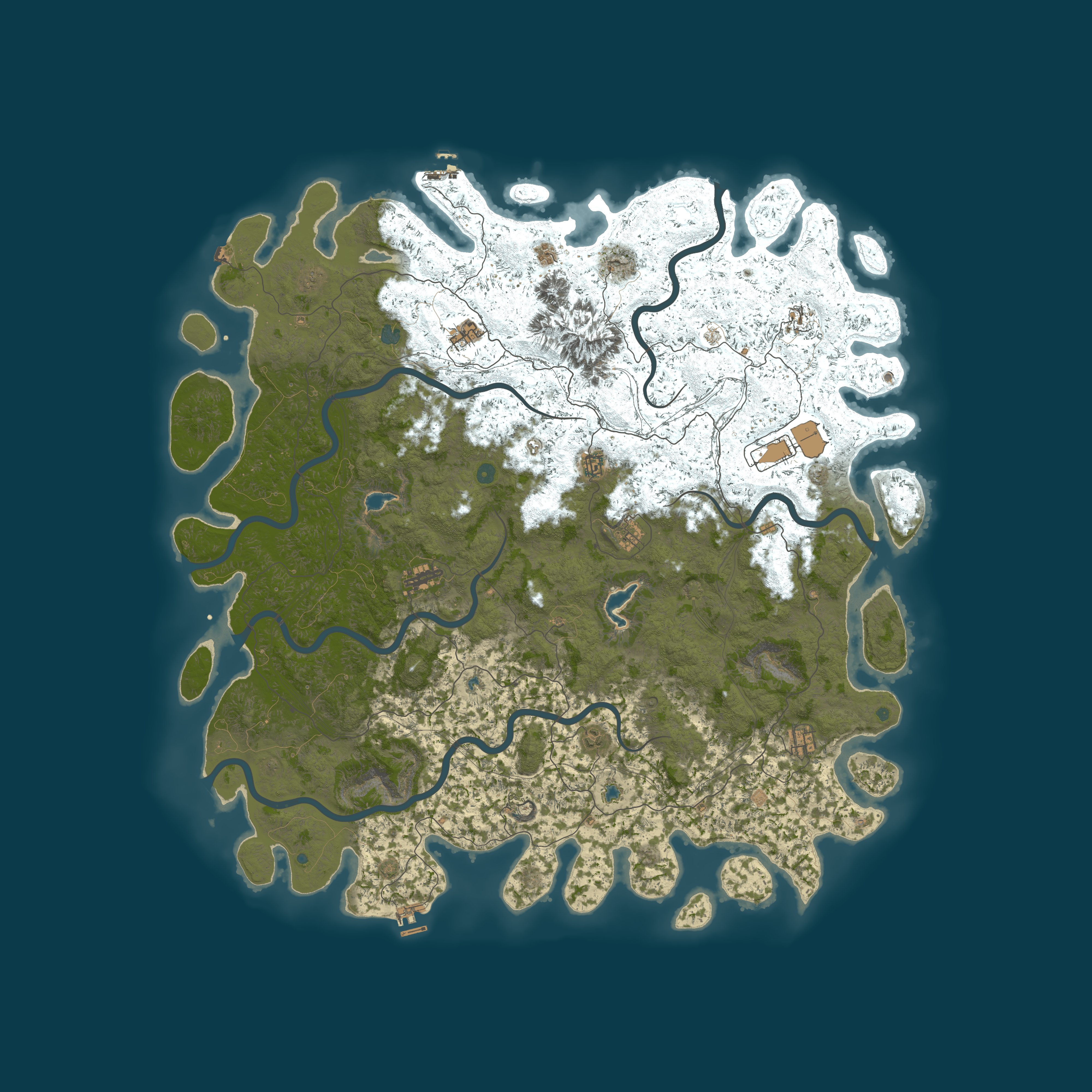 Paradise | Monthly | 4x | Trio | Large - Rust Server